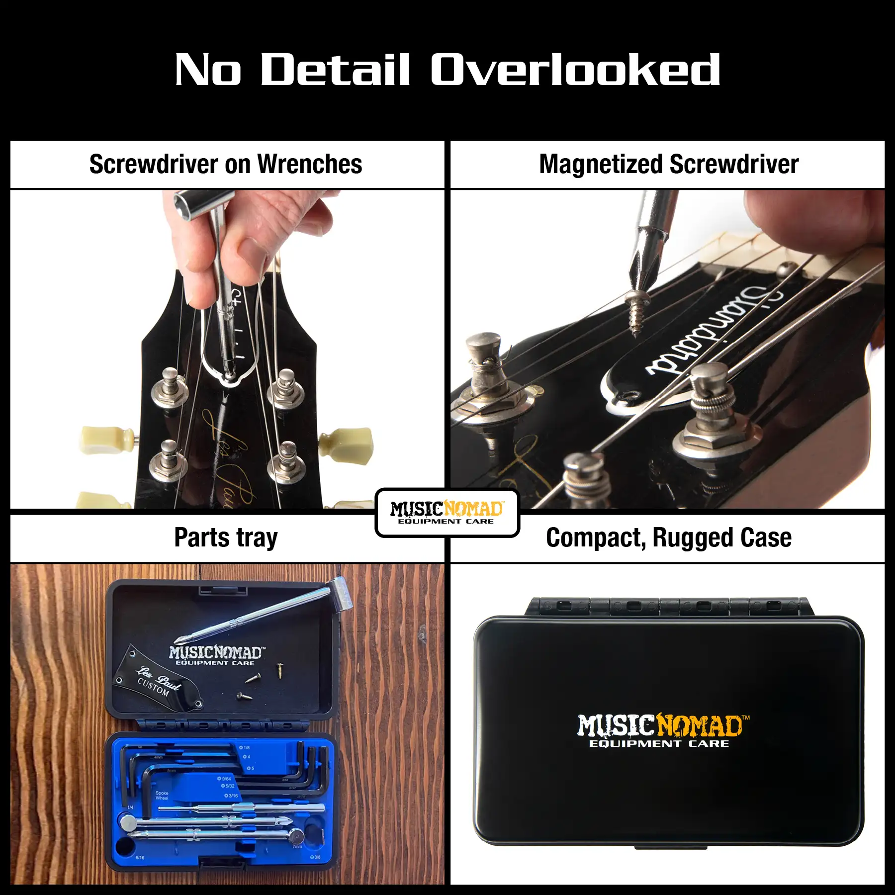Guitar Tech Truss Rod Adjustment Wrench Set - 11 pcs.